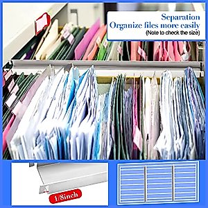 Lateral Front to Back File Rails Front to Back File Bar Rails Hanging File Rails Filing Cabinet Parts Stainless Steel File Drawer Rails 15.76 Inches Long (6 Pieces)