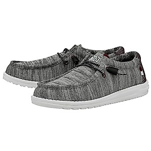 Hey Dude Men's Wally Sox Stitch Orion Blue Size 11| Men's Loafers | Men's Slip On Shoes | Comfortable & Light-Weight