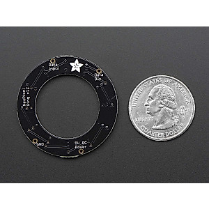 Adafruit Industries NeoPixel Ring - 12 x 5050 RGBW LEDs w/Integrated Drivers - Cool White - ~6000K