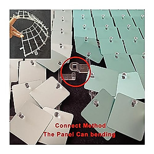 Shimmer Wall Backdrop, 50 Pcs Wedding Shimmer Wall Backdrop Glitter Square Plate Sequin Panel Background for Christmas Birthday Party Home Decoration (Color : Matt Gold, Size : Small)