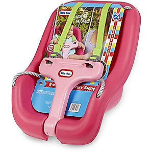 Little Tikes -2-in-1 Snug 'n Secure Swing 4pk-Magenta, 650727M