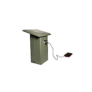 SuperCharge7™ Solar Powered USB Charging Station in Weathered Bronze, Cell Phone Charger, Outdoor, Weatherproof