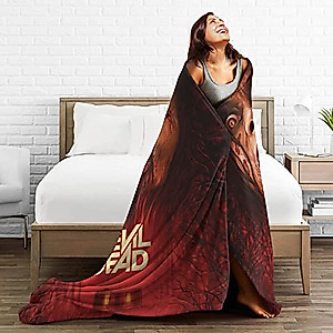 ZAZOOT Evil Dead Throw Blanket Flannel Blanket Soft Blanket Sofa Bed Blanket 80"x60"