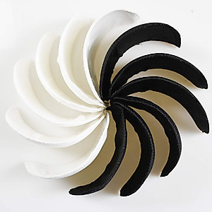 6 Pairs 1/2'' Shoulder Pads Sewing Set-in Shoulder Pads Foam Pads for Blazer T-Shirt Clothes