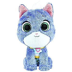 Disney Junior T.O.T.S. KiKi the Cat, 6-inch Bean Plush Stuffed Animal, Small Plushie