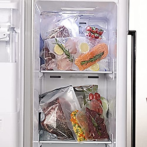 Fresh Amaze Vacuum Sealer Bags For Food Small, Seal a Meal, BPA-Free Vacuum Sealer Bags Rolls, Multi-Pack 6"x80" & 10"x80", Make Custom-Sized, BPA Free, Heavy Duty Commercial Grade, Great For Vacuum Storage, Meal Prep or Sous Vide