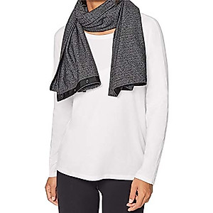 Lululemon Vinyasa Scarf (Heathered Herringbone Heathered Black White)