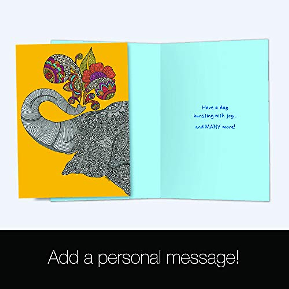 Tree-Free Greetings 8 Pack Greeting Cards, 100% Recycled Paper, Eco-Friendly Cards, Made in the USA, Variety Pack with Matching Envelopes, 5”x7” in Artful Designs, multicolored (AGP1039)