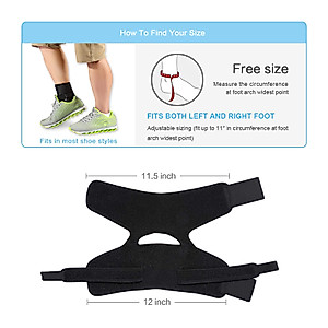 Ankle Support Brace, Support Drop Foot Brace Foot Up Afo Brace Fits for Right/Left Foot Orthosis Ankle Brace Support, Improve Walking Gait, Effective Relieve Pain for Achilles Tendon