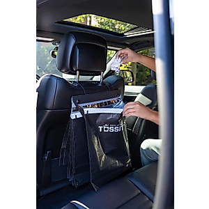 Tossits Disposable Garbage Bags (Set of 7) - Leakproof, Smellproof - Large, Car-Friendly