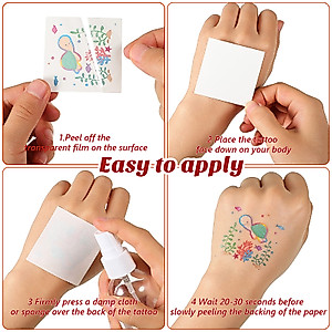 144 Pieces Mermaid Temporary Tattoos Mermaid Party Favors Mermaid Birthday Party Supplies Mermaid Waterproof Temporary Tattoo Stickers Mermaid Tail Birthday Decorations, 16 Styles