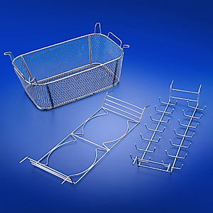 X-Tronic Model #3000-XTS 3.0 Liter "Platinum Edition" Commercial Ultrasonic Cleaner with Time & Temp LED Displays, Sweep & Degas Controls, S/S Cleaning Basket, Wire Rack Holder & Wire Beaker Holder