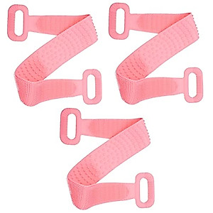 Alipis 3 Pcs Silicone Bath Towel Body Towel Bath Sponge Spa Towels Back Body Scrubber Cleaning Towels Body Scrub Sponge Silicone Exfoliating Brush Shower Towel Shower Brush Accessories