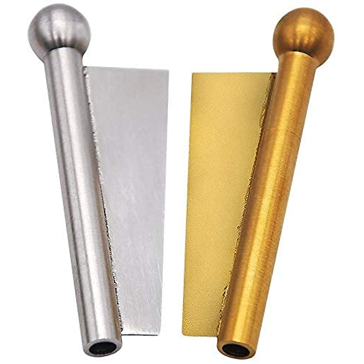 Nasal Vacuum Style, Sniffer Snorter Straw, Pure Stainless Steel Bullet Snuff Bottle, 3-Pack Gold…