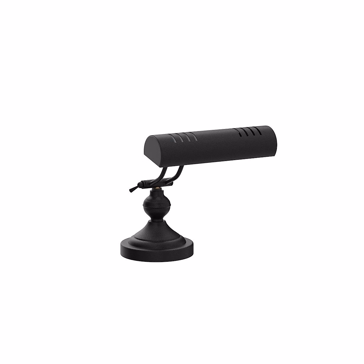 Home Intuition Classic Antique Retro Adjustable Leaning Piano Lamp Banker Desk Light (Matte Black)