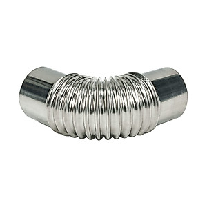 FIREHIKING 90 Degree Stove Pipe 2.36inch/6cm Stainless Steel Flue Extension Elbow Chimney for Outdoor Wood Stove (2elbows)