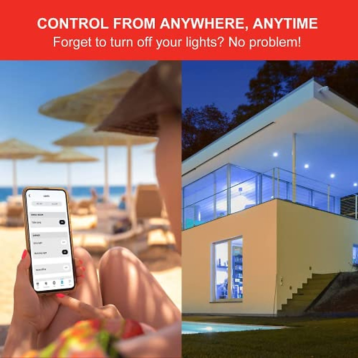 Sengled Alexa Smart Flood Light Bulbs, Bluetooth Mesh BR30 Smart Bulbs That Work with Alexa Only, 65 Watt Equivalent Full Color and Tunable White 650 LM, E26 Base Recessed, No Hub Required, 4 Pack