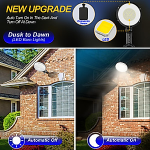 LED Barn Light, Dusk to Dawn Outdoor Lighting, Area Street Light with 150° Adjustable Install Angle, 150W 20000LM 6500K Daylight IP65 Waterproof Barn Lights for Farmhouse Barns Warehouse Yard -1Pack