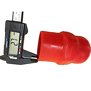 Larin Red Rubber Trailer Hitch Ball Cover, Fit 1-7/8 or 2 Inch Trailer Balls (BC-985)