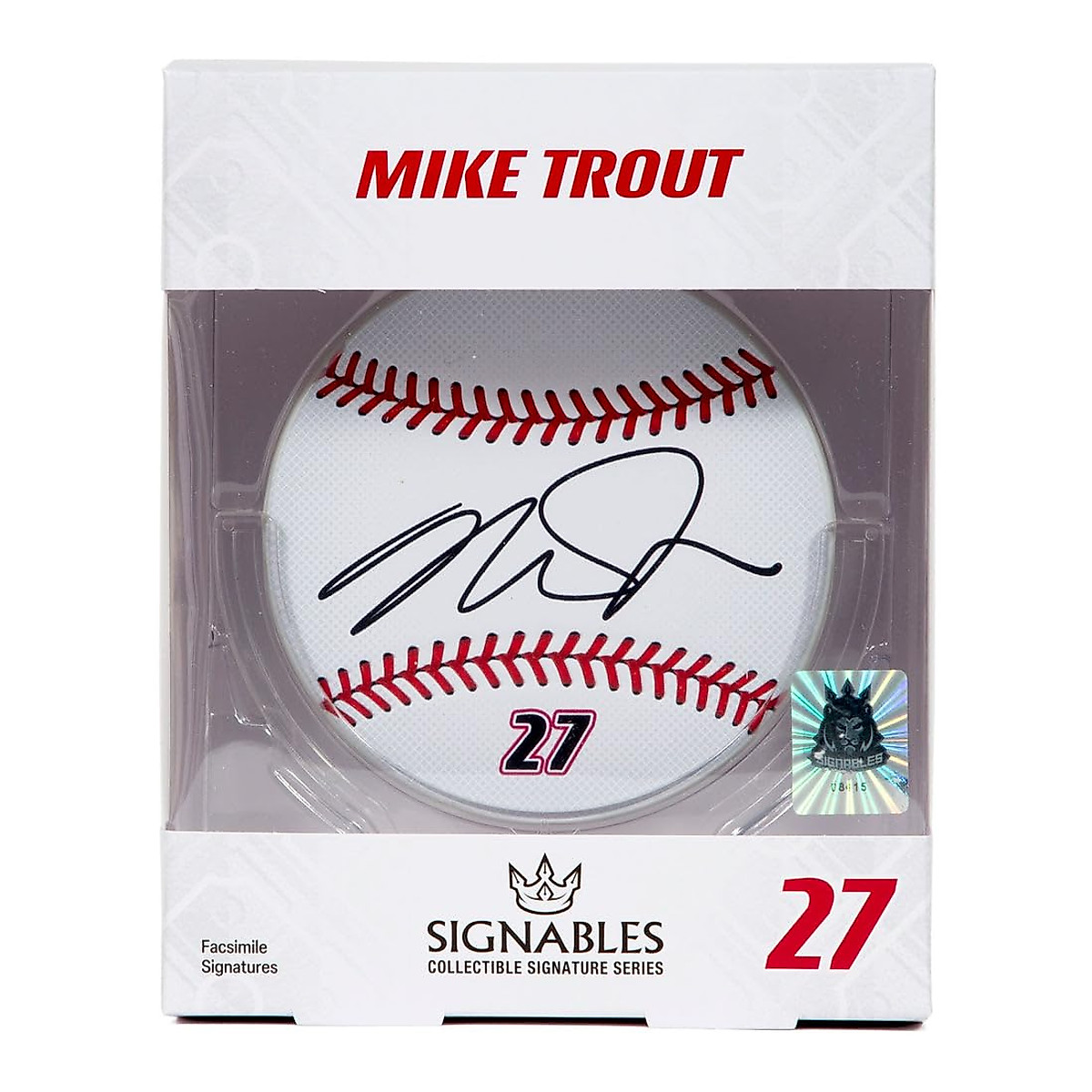 Signables Mike Trout Collectible - 4" - Baseball Gifts Angels Mike Trout Collectible - Baseball Team Gifts