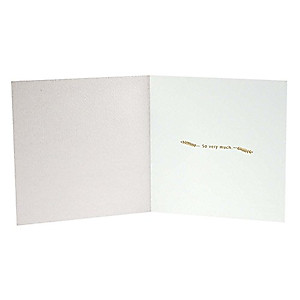 Hallmark Signature Thank You Card, Thank You So Much (Nurses Day Card, Teacher Appreciation, Healthcare Worker Gift)