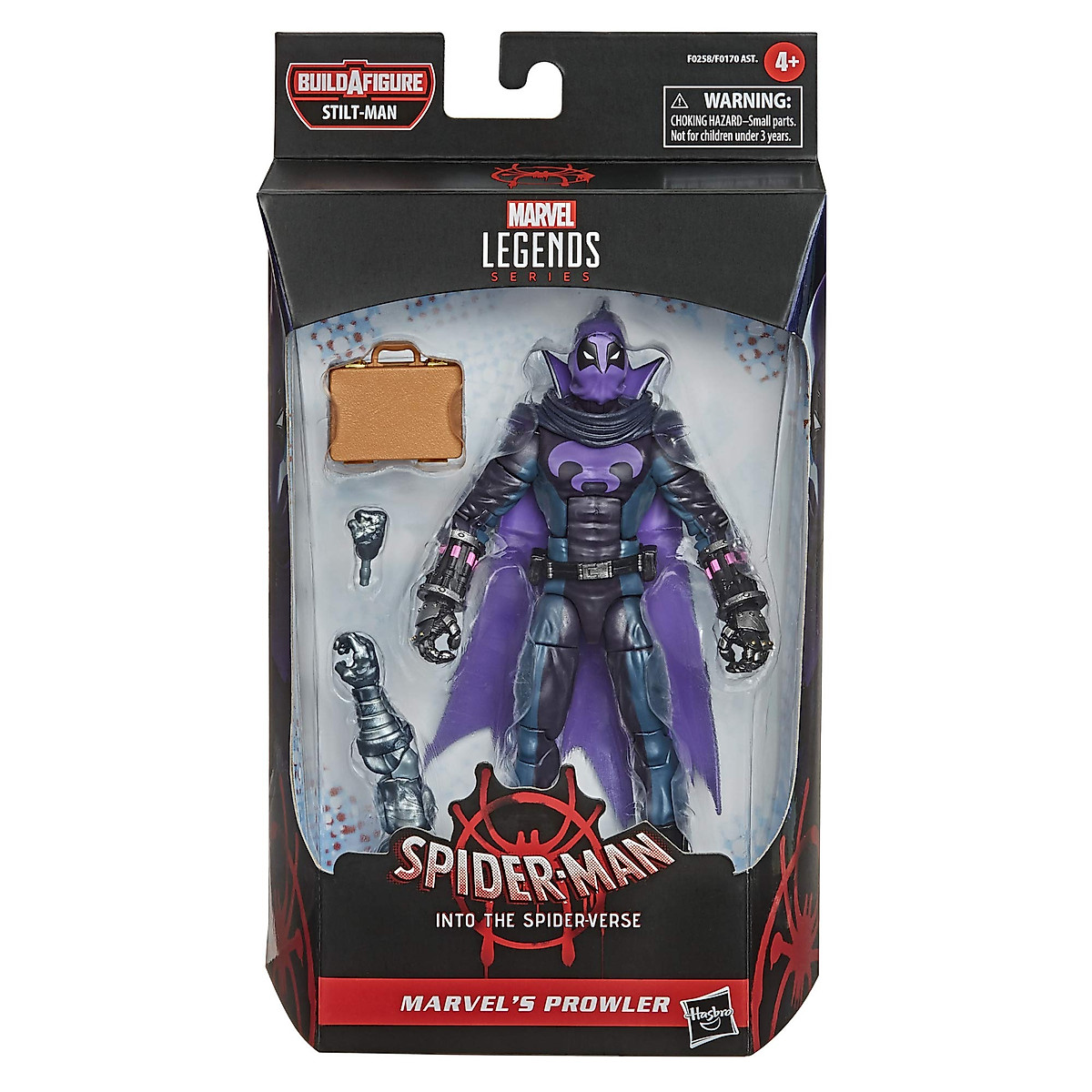 Spider-Man Hasbro Marvel Legends Series Into The Spider-Verse Marvel’s Prowler 6-inch Collectible Action Figure Toy for Kids Age 4 and Up
