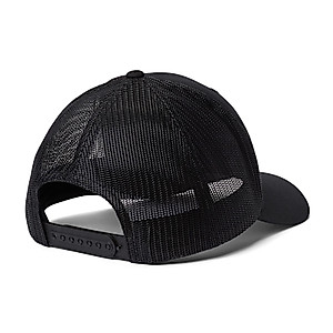 Columbia Men's Mesh Snap Back Hat, Black/Weld, One Size