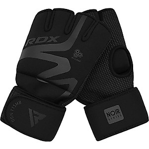 RDX Boxing Inner Gloves Hand Wraps Men Women, Hybrid Design Gym Weight Lifting Workout, 50Cm Long Wrist Support, Neoprene Under Mitts, MMA Muay Thai Martial Arts Training, Kickboxing Punching