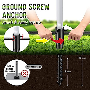 FLY HAWK Outdoor String Lights, String Light Terrace Garden Terrace Residential Cafe Wedding Decoration with 11 Feet Rust Bracket LED or Suspended Light Solar Bulb Upgrade (Stainless Steel)