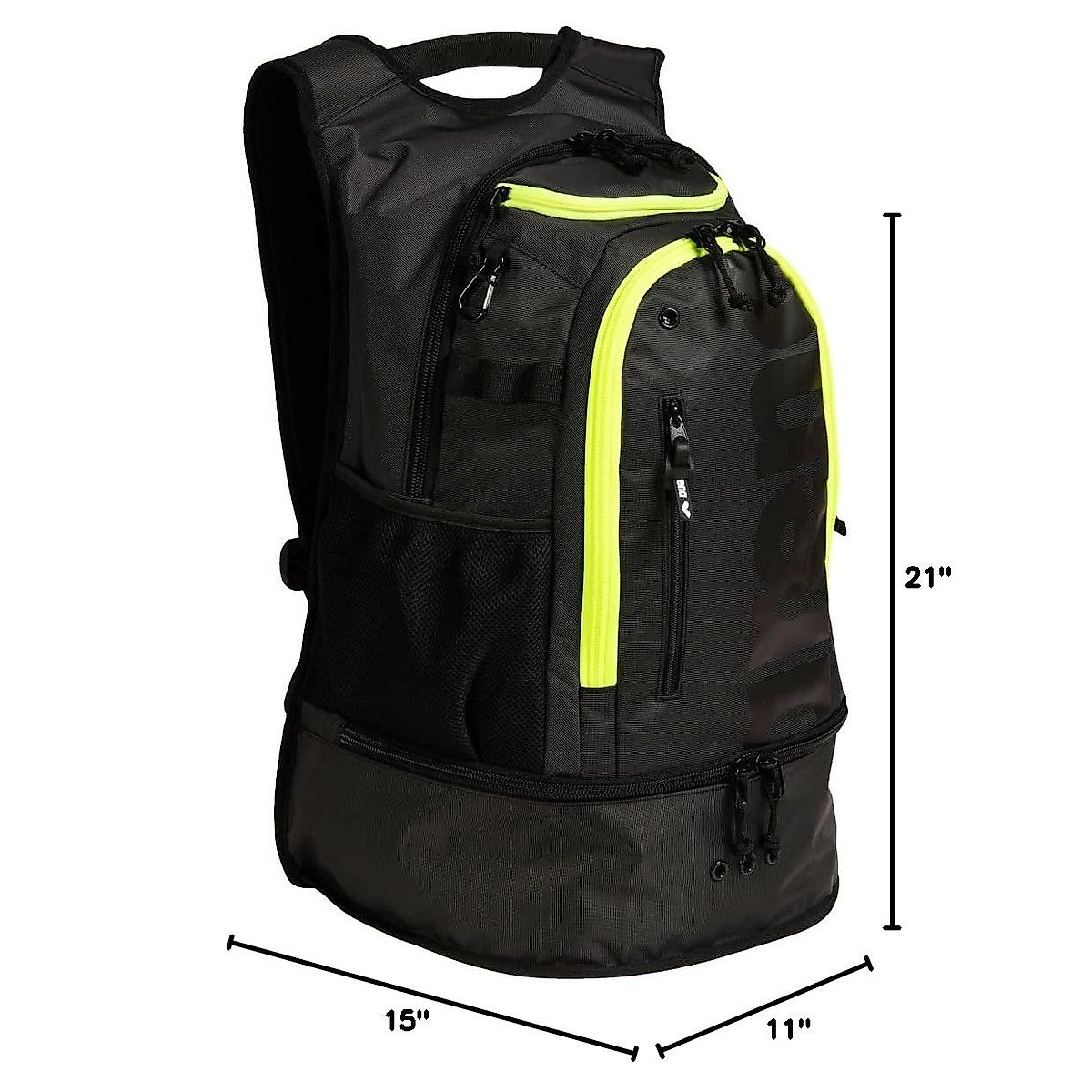 Arena Fastpack, Dark Smoke/Neon Yellow, ns