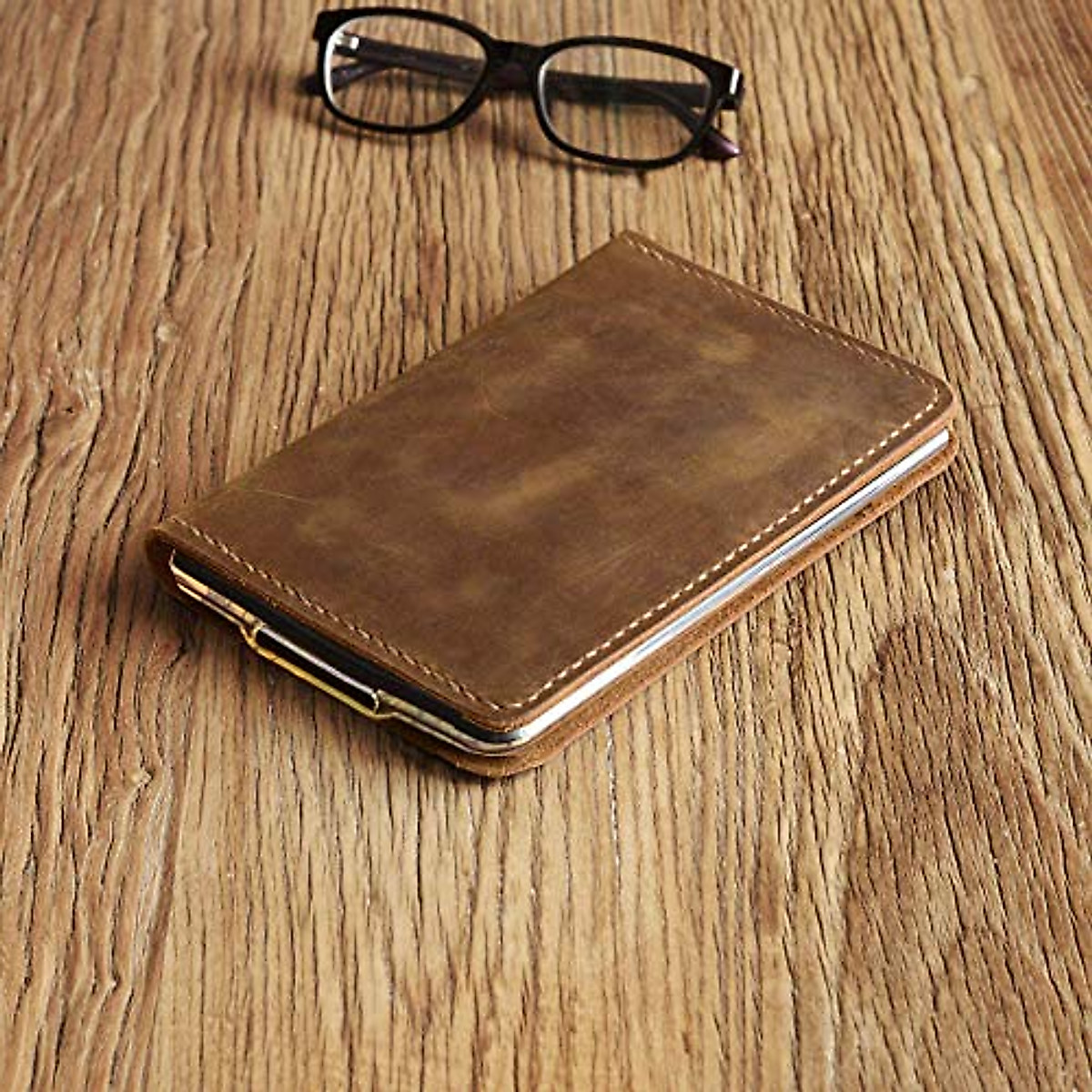 Genuine Leather 2021 Kindle Paperwhite 5 case / 2018 Kindle Paperwhite 4 case (Handmade & Can Not Auto Wake/Sleep) K01-4&5 - Brown