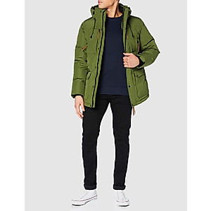 Superdry Men's Expedition Down Parka, Black, L