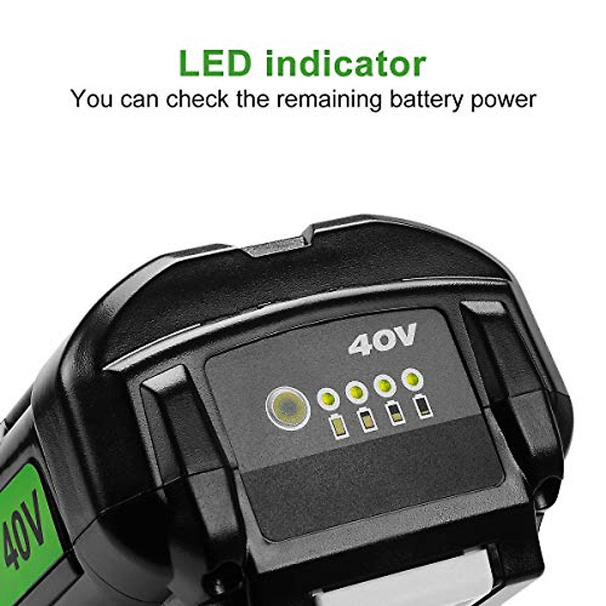 Powilling 40V 6.0Ah Lithium-Ion Battery for Ryobi 40-Volt Cordless Power Tools Li-ion Battery OP4015 OP4026 OP40201 OP40261 OP4030 OP40301 OP4040 OP40401 OP4050 OP4050A OP40501 OP40601