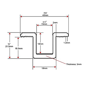 20 PCS Solar Panel Mount Mid Clamps, PV Panel Bracket Aluminum Mounting Accessories Support with Bolts