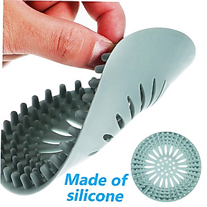 Homoyoyo Kitchen Sink 4pcs Flat Cover Silicone Catchers Strainers Kit Kitchen Stoppers Bath Sink Drain Hair Shower Plugs