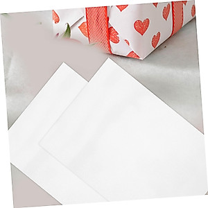 VILLCASE 20 Sheets Sheet Paper Film Glitter Holographic Overlay Paper Construction Papers Cold Lamination Film Printing Paper White Pvc Self-adhesive A4 Fully Transparent Decorative Paper