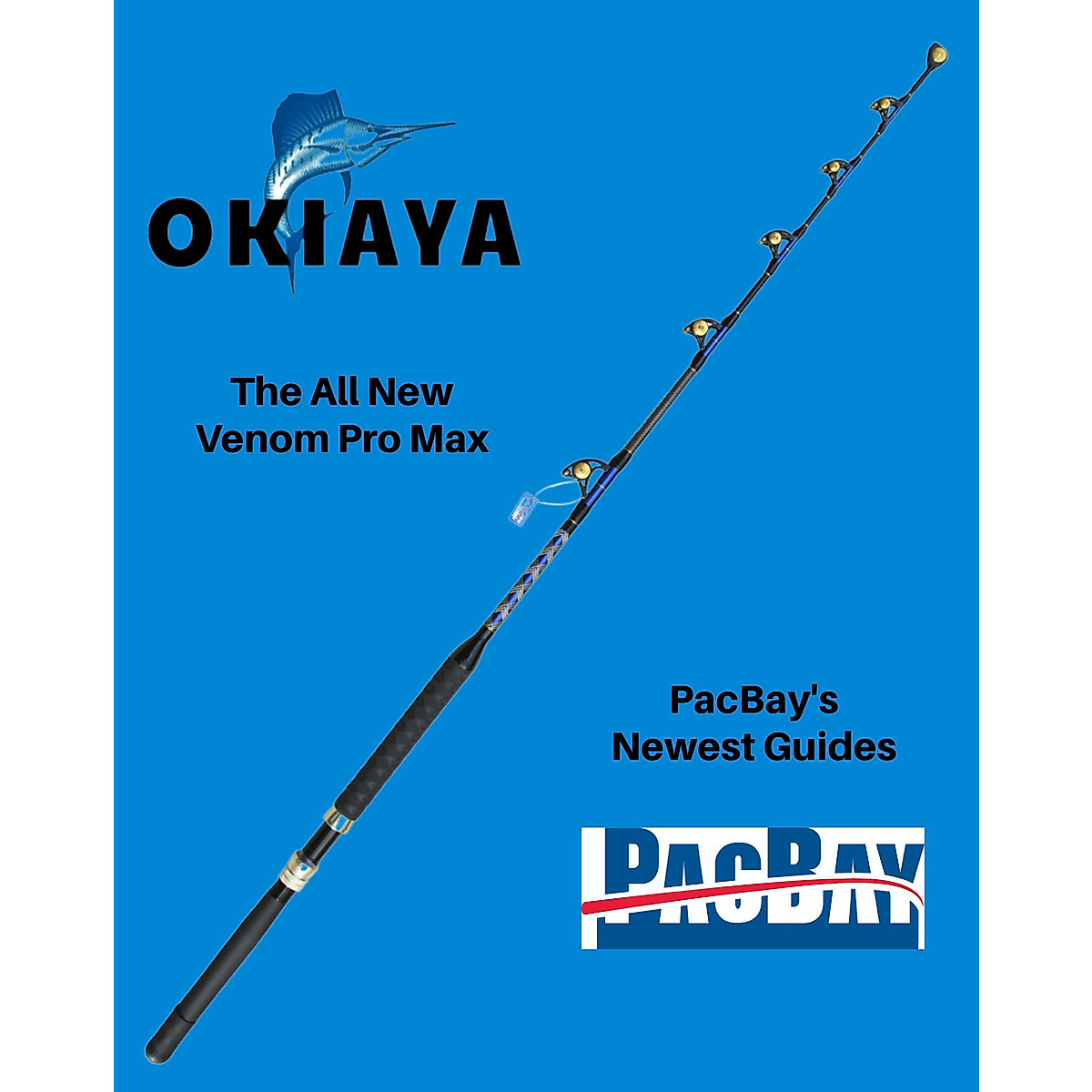 Okiaya Venom-Pro Max 50-80lb Saltwater Fishing Rod