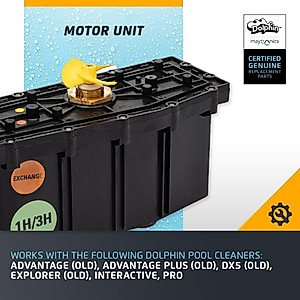 Dolphin Genuine Replacement Part — Robotic Pool Cleaner Motor Unit — 9995356RD-EX