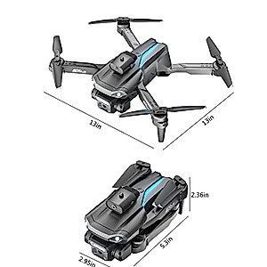 4K Camera Drone for Adults, 3.7V 2000mAh RC Drones Toy with Camera, Quadcopter with Altitude Hold, Headless Mode