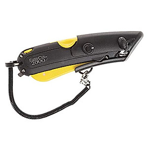 Carton Cutter Kit Yellow Plastic Easy Cut Ambidextrous