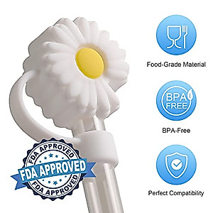 MLKSI 4 Pack Straws cover for Stanley 40 oz Adventure Tumbler, Straw Cover for Stanley Cup Accessories, 4 Pcs Straws Cap for Stanley 40 oz 30oz Tumbler with Handle