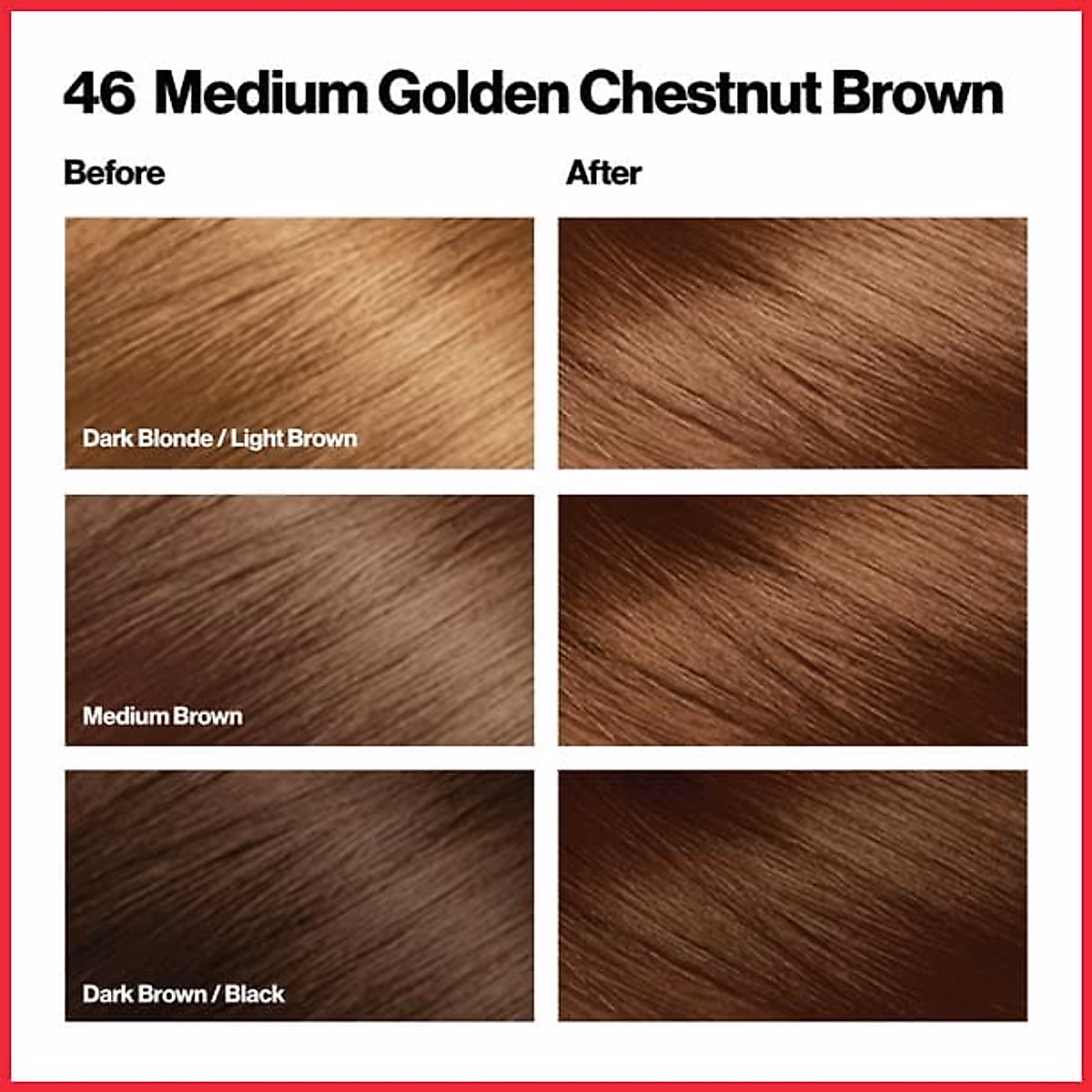 Colorsilk Permanent Hair Color, Medium Golden Chestnut Brown (46/4GM)