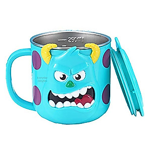 Everyday Delights Disney 3D Monster University Sulley Blue Durable Stainless Steel Insulated Cup with Lid, 250ml