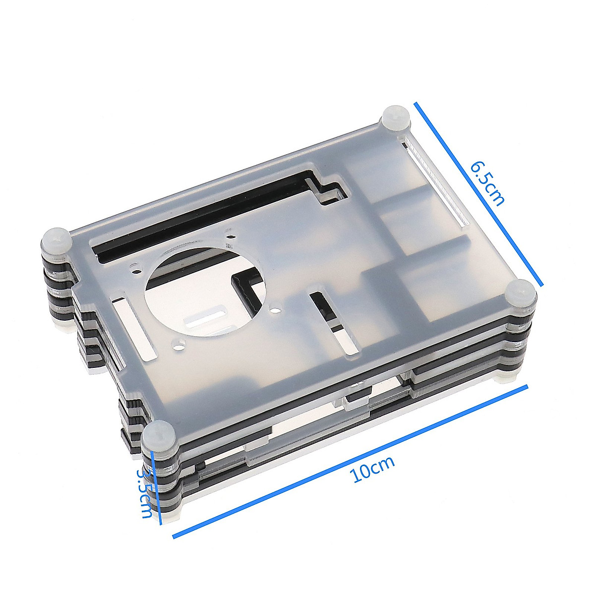 SING F LTD 4 in 1 Professional Case Compatible with Raspberry Pi 3 Model b Pi 2 b Pi b Acrylic Desktop Starter Kit
