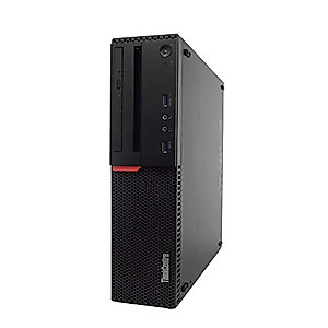 Lenovo ThinkCentre M900 PC Desktop Computer - Intel i5-6500 3.20GHz, 16GB RAM, 1TB HDD, Windows 10 Pro, New 23.6-inch FHD Monitor, Wireless Keyboard & Mouse, New 16GB Flash Drive, Wi-Fi (Renewed)