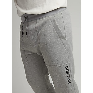 Burton Mens Oak Pant, Gray Heather New, Medium