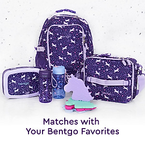 Bentgo® Kids Water Bottle (Unicorn & Lavender Galaxy - 2 Pack)