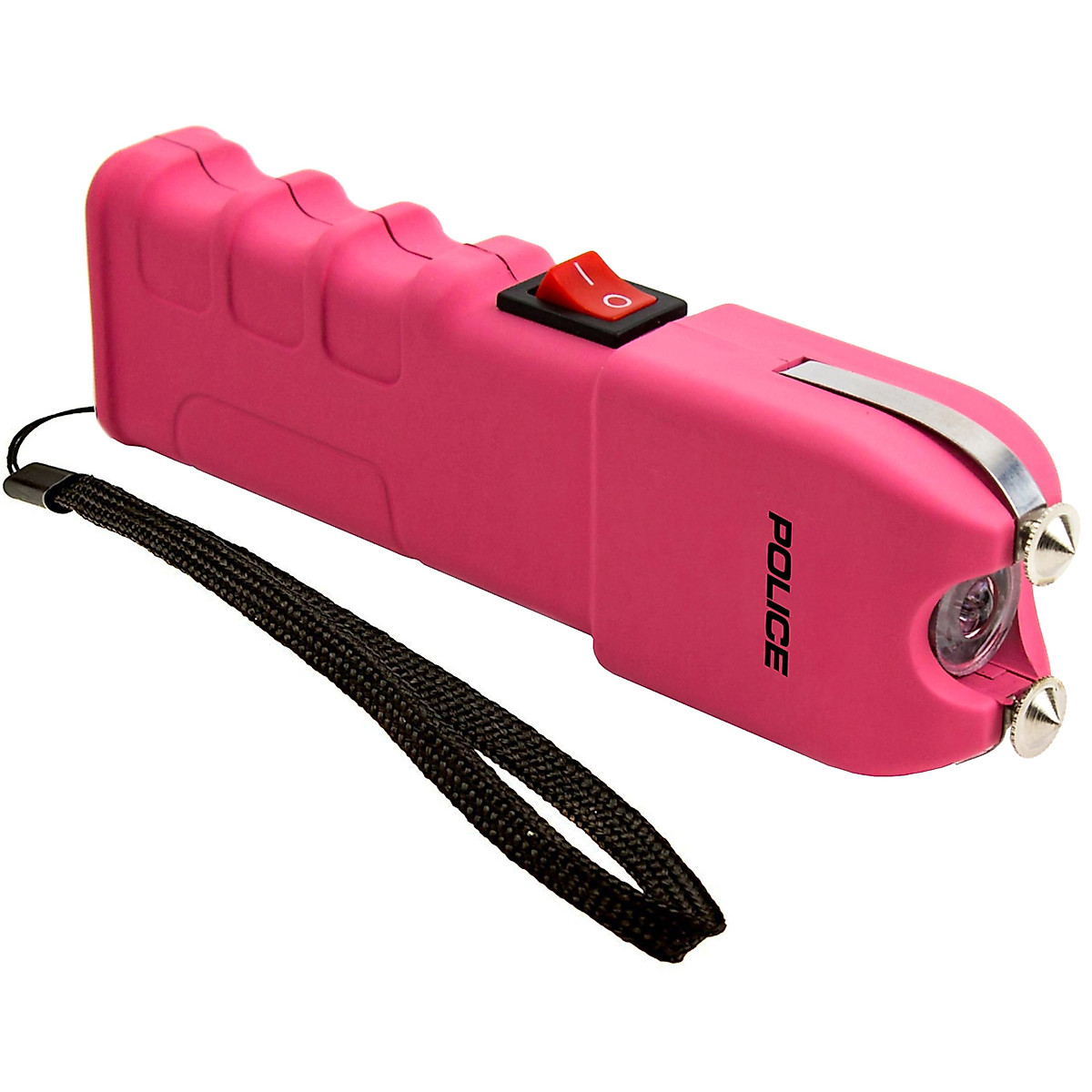 POLICE 928 Stun Gun with LED Flashlight, Pink