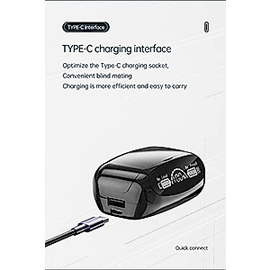 Wireless Earbuds, Bluetooth 5.1 Headphones 120h Playtime with Digital LED Display, IPX7 Waterproof Earphones with Dual Mic, True Wireless Stereo HiFi Headphones for Sports/Work/Home