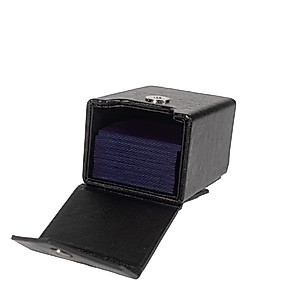 Yu'Gi Deck Box Replica, 80 Size, Hard Shell, Faux Leather, Belt Loop, Compatible with Yu-Gi-Oh!, Magic: The Gathering, Pokemon TCG, Cardfight!! Vanguard